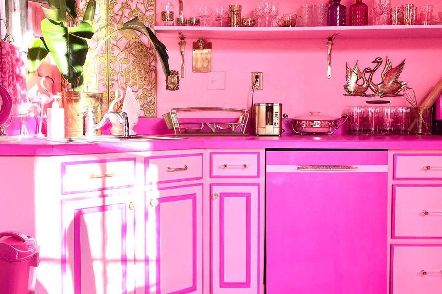 The Barbiecore interior design trend gives me hope! No seriously.