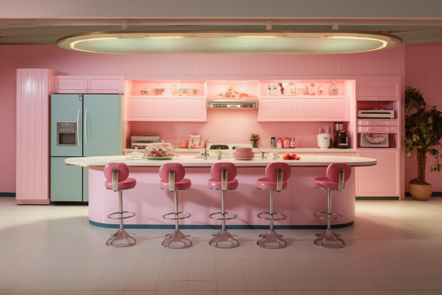 The Barbiecore interior design trend gives me hope! No seriously.